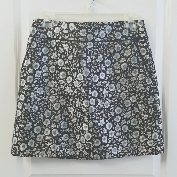 LOFT | Skirts | Loft Brocade Mini Skirt | Poshmark
